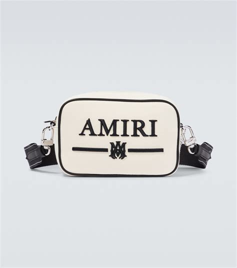 Amiri Embroidered Cotton Canvas Shoulder Bag Amiri