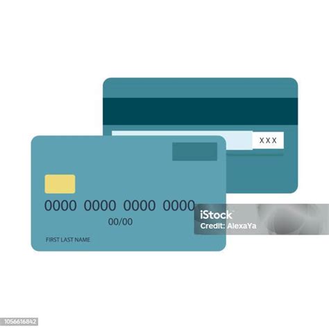 신용 직불 카드 플랫 디자인입니다 벡터 일러스트입니다 신용 카트 아이콘입니다 0명에 대한 스톡 벡터 아트 및 기타 이미지 0명 개념 개념과 주제 Istock