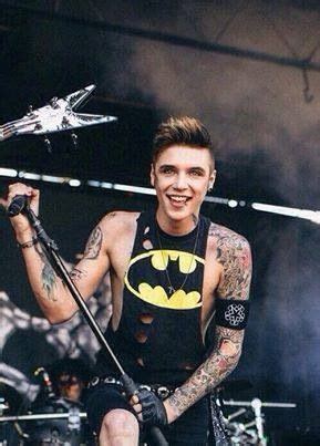 Dc Comics Mens Batman Basic Logo Tank T Shirt Andy Biersack Black