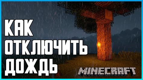 КАК ОТКЛЮЧИТЬ ДОЖДЬ В Minecraft Youtube
