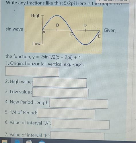 Solved Write Any Fractions Like This 52pi Here Is The