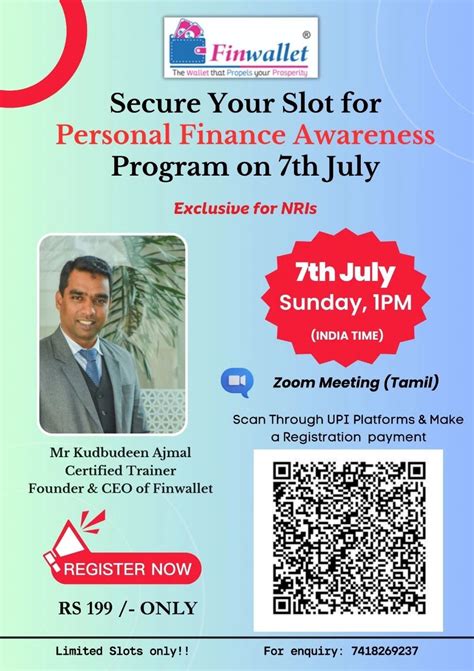 Mani Bharathi D On Linkedin Personal Finance Awareness Program