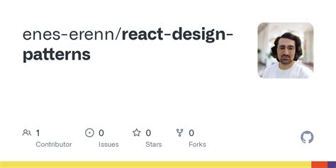 github enes erenn react design patterns