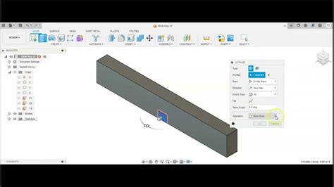 06 Slot Extrude Slide Key Youtube