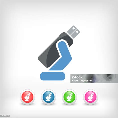 Usb 메모리 아이콘 Usb 메모리에 대한 스톡 벡터 아트 및 기타 이미지 Usb 메모리 Usb 케이블 개념 Istock