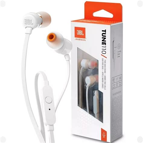 Eletroking Fone De Ouvido Intra Auricular Jbl T Branco