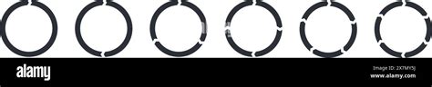 Rotation Arrows In Circular Motion Circle Arrow Combinations Set Of