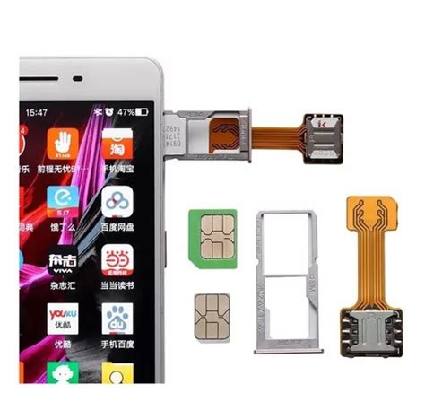 Adaptador Extensor Tarjeta Dual Micro Sim Android Cuotas sin interés