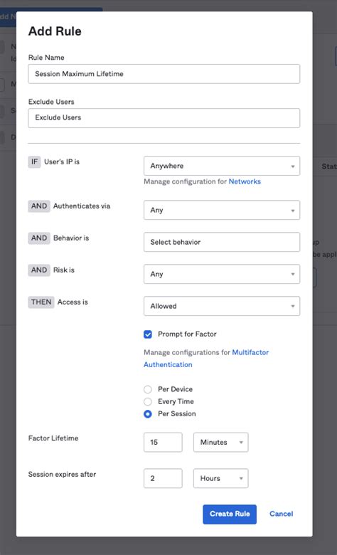 Max Session Timeout CIAM Cookbook