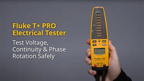 Fluke T Pro Electrical Tester Features And Functions [complete Guide