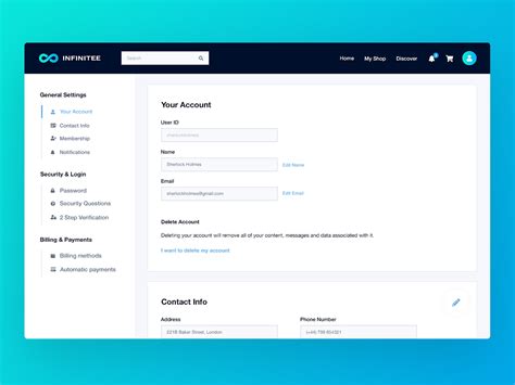 Daily Ui 007 Settings By Priyanka Bhandari On Dribbble