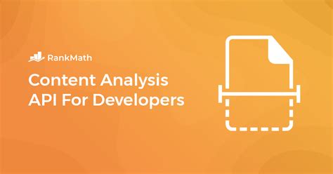 rank math content analysis api for theme and plugin developers