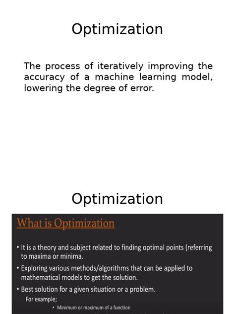 Optimization Pdf