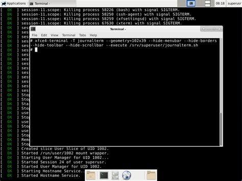 Keep TTY Boot Messages Desktop Background In X Super User