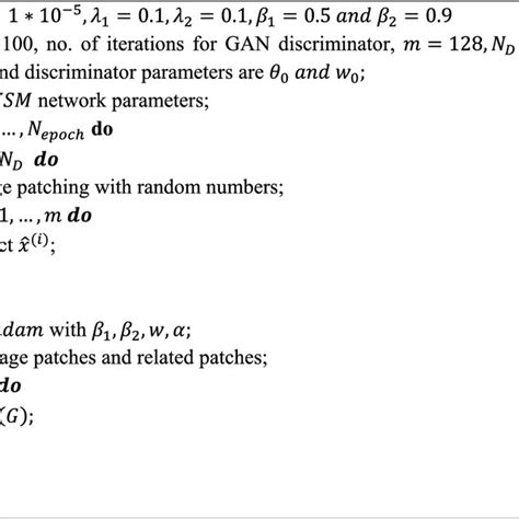 algorithm 2 training and validation download scientific diagram