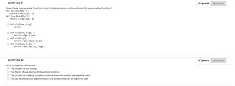 Solved QUESTION 11 0 3 Points Save Answer Given These Two Chegg Com