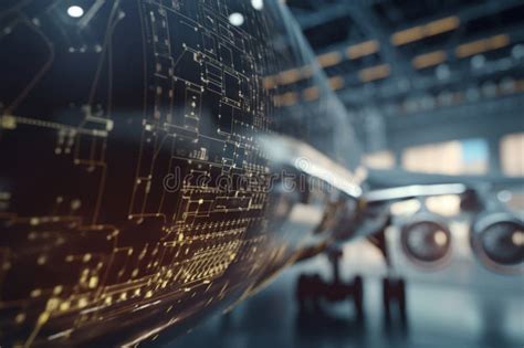 The Future Of Aviation Ai Powered Aircraft Control System Stock Illustration Illustration Of