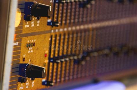 Volume Control Audio System S Sound Engineer Stock Image Image Of Music Entertainment