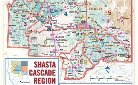 Maps And Transportation In Shasta County