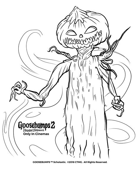 Effortfulg Goosebumps Coloring Pages