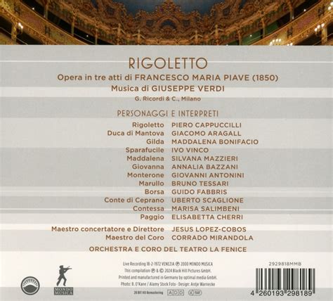 Giuseppe Verdi Rigoletto 2 Cds Jpcde