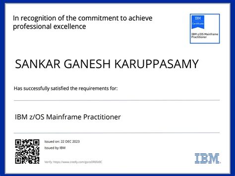 Excited To Share That I Have Earned The Ibm Mainframe Practitioner