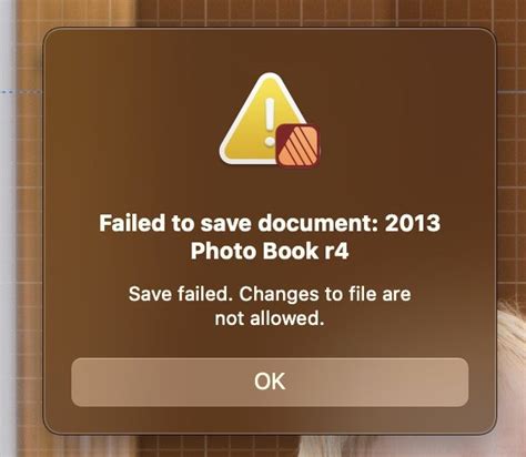 Failed To Save Document Changes To File Are Not Allowed V Bugs Found On MacOS Affinity