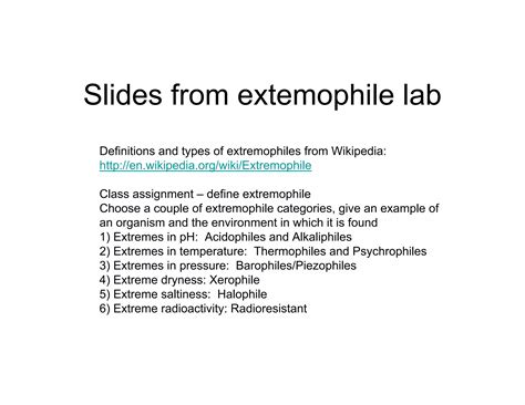 Extremophiles Pdf