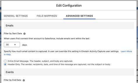 Ultimate Guide To Einstein Activity Capture Sync Email As Activity And