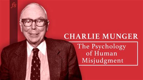 Mark Rapier Cmas Alc On Linkedin The Revised Psychology Of Human Misjudgment By Charlie Munger