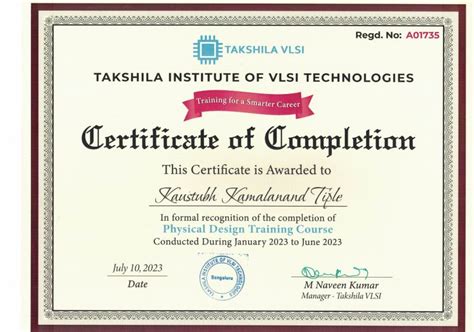 kaustubh tiple on linkedin training vlsijobs semiconductorindustry