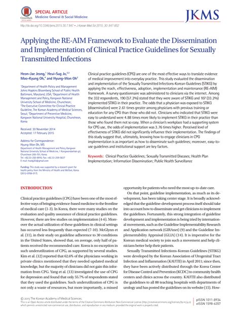 Pdf Applying The Re Aim Framework To Evaluate The Dissemination And