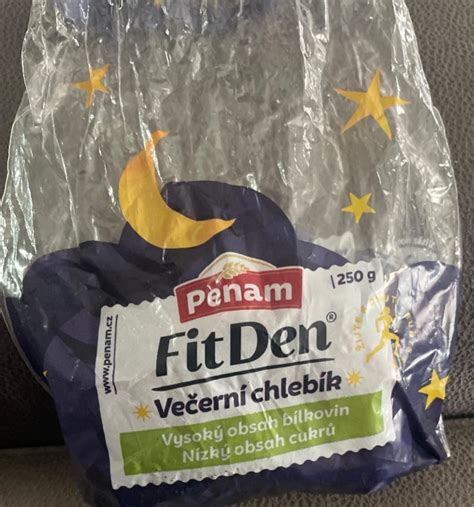 FitDen Večerní chlebík Penam - kalorie, kJ a nutriční hodnoty ...
