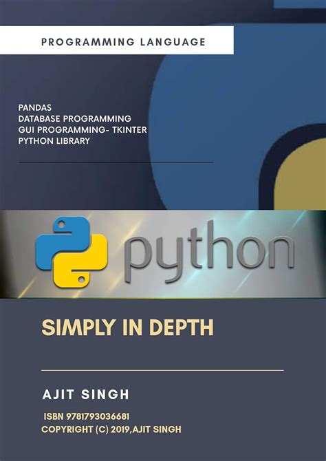 Python Simply In Depth Singh Ajit Singh Samiksha Ebook