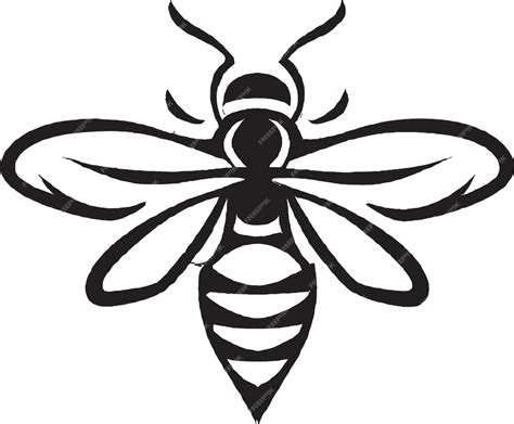 Premium Vector Cute Bee Vector Icons