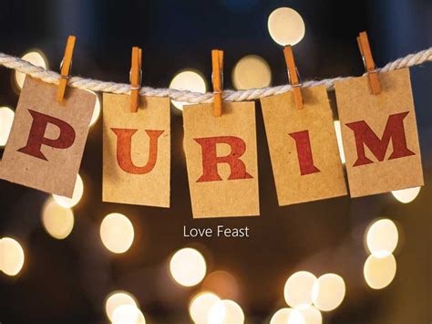 The Love Feast Of Purim