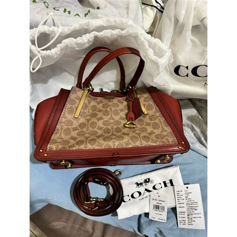 Coach 全新老花肩揹包 蝦皮購物