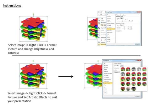 Colorful Puzzle Pieces Illustration Image Graphics For Powerpoint