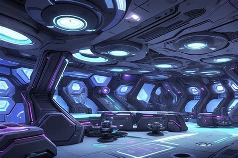 Premium Ai Image Asteroid Mining Futuristic Science Lab