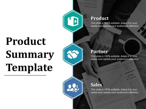 Product Summary Template PowerPoint Slide Templates Download PPT Background Template