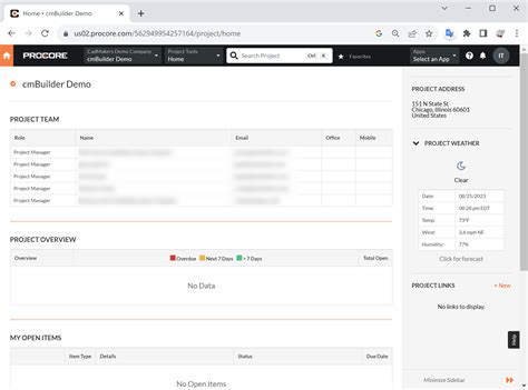 1 3 Cmbuilder Embedded Experience In Procore Cmbuilder Support