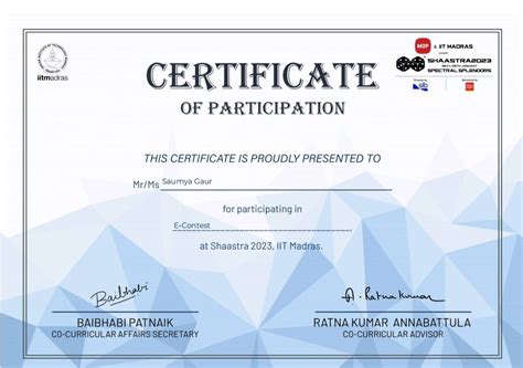 Saumya Gaur On Linkedin Coding Iitmadras Certificate Connections