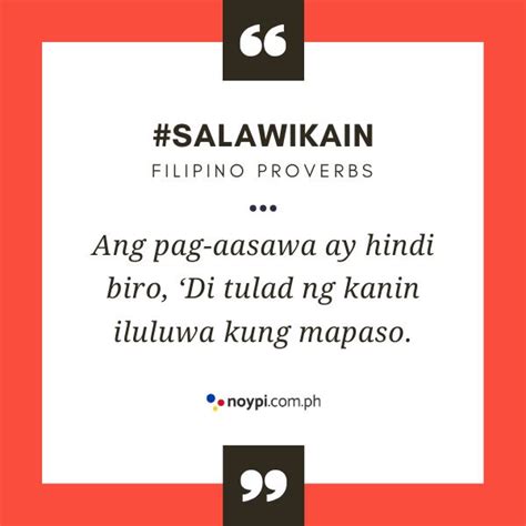 Salawikain 550 Mga Halimbawa Ng Salawikain Filipino Proverbs Tagalog Quotes Slogan Mga