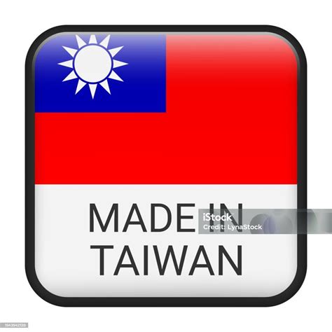 대만 배지 벡터로 제작되었습니다 별과 국기가있는 스티커 흰색 배경에 고립 된 표지판 개념 기호에 대한 스톡 벡터 아트 및 기타 이미지 개념 기호 고급 국기 Istock