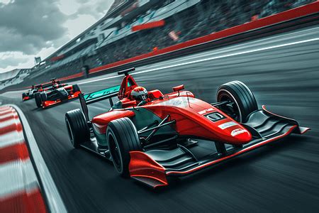 红色f1赛车摄影图片 红色f1赛车摄影作品 千库网