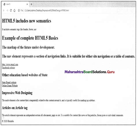 Maharashtra Board Class 11 Information Technology Important Questions