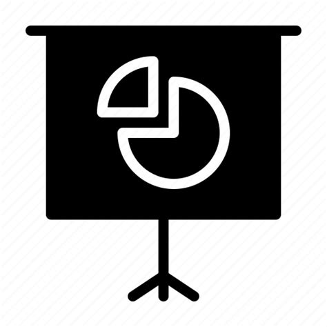 canvas chart keynote pie powerpoint presentation speech icon