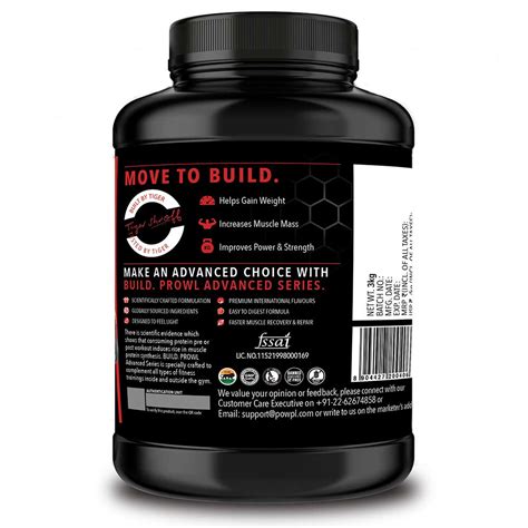 Build Prowl Advanced Series Pro Mass Gainer 66 Lb Rich Chocolate At