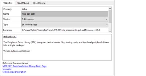 Working With Libraries Modustoolbox™ Documentation