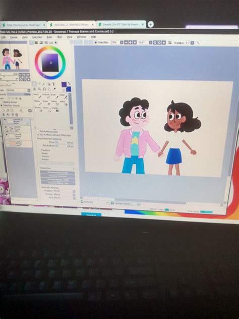 Teenage Steven And Connie Fanart Steven Universe Cartoon Amino
